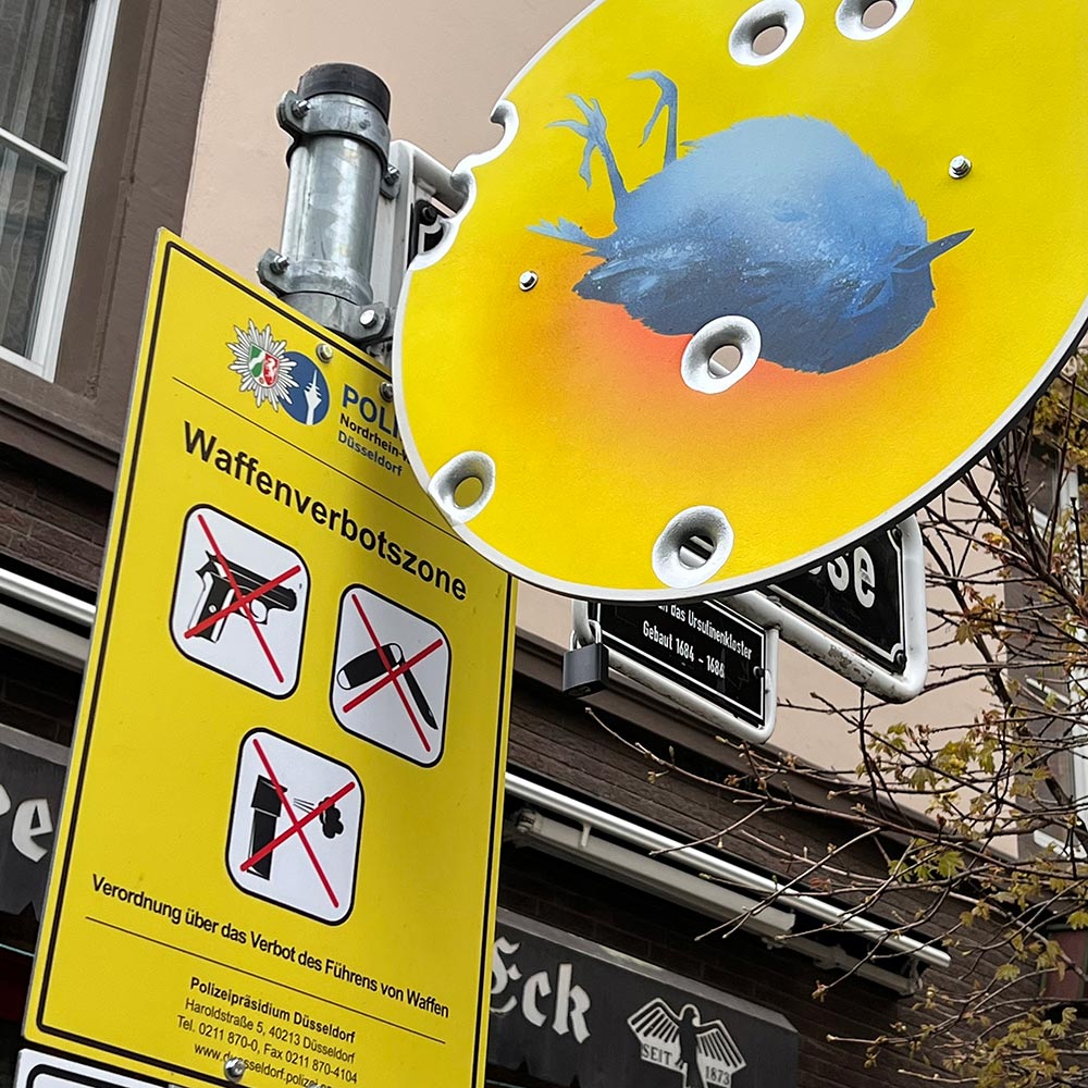 Ben Mathis - Schilder felony Streetart Düsseldorf